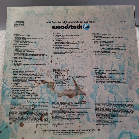 cotillion | Other | Woodstock Music From The Original Soundtrack And ...